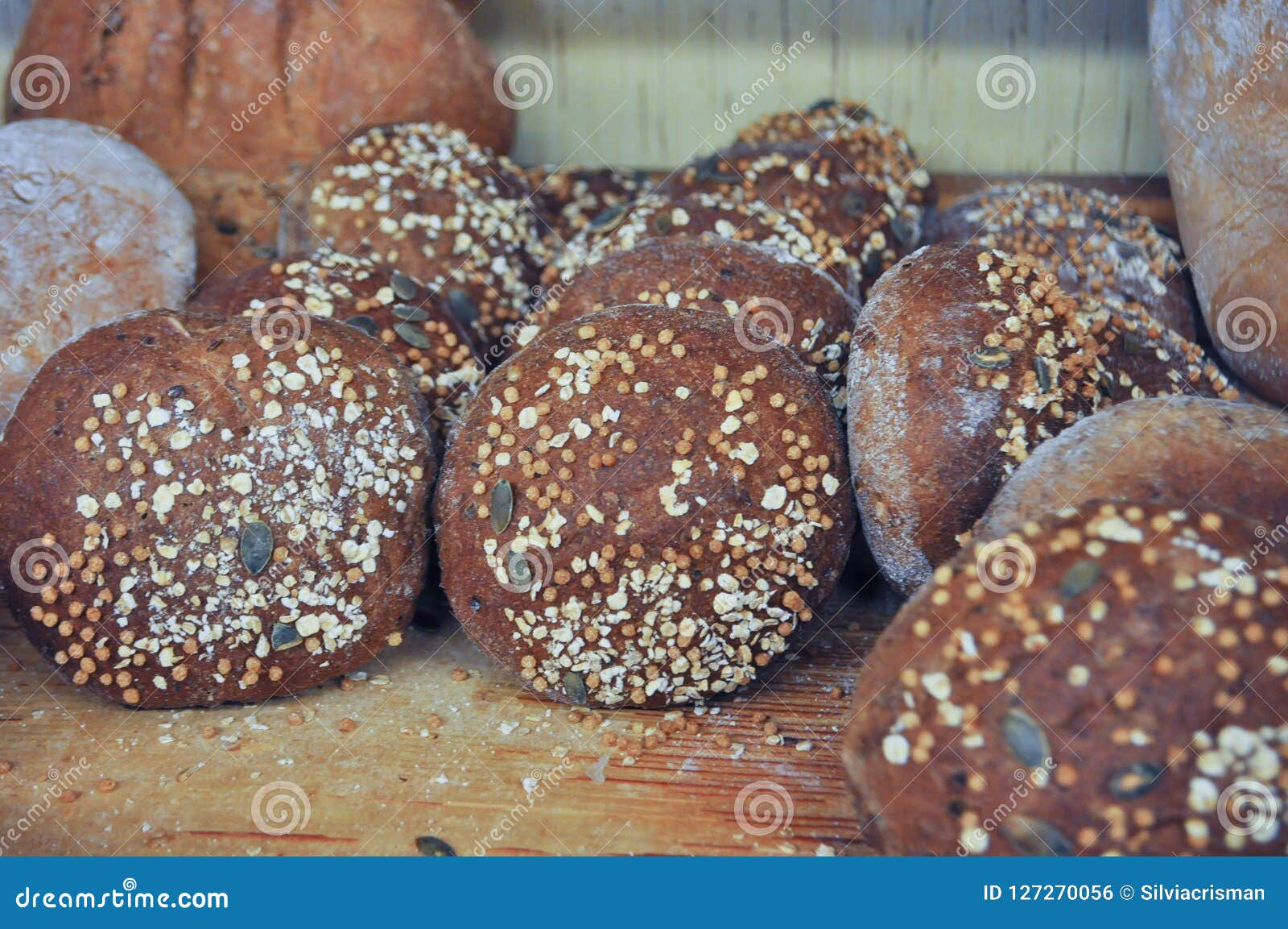 Comida cocida pan foto de archivo. Imagen de revuelto - 127270056