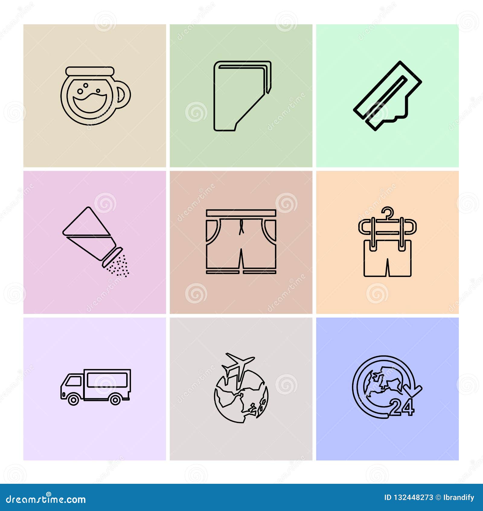 Comida, Compras, Alimentos, Loza, Salud, Iconos S Del EPS Ilustración ...