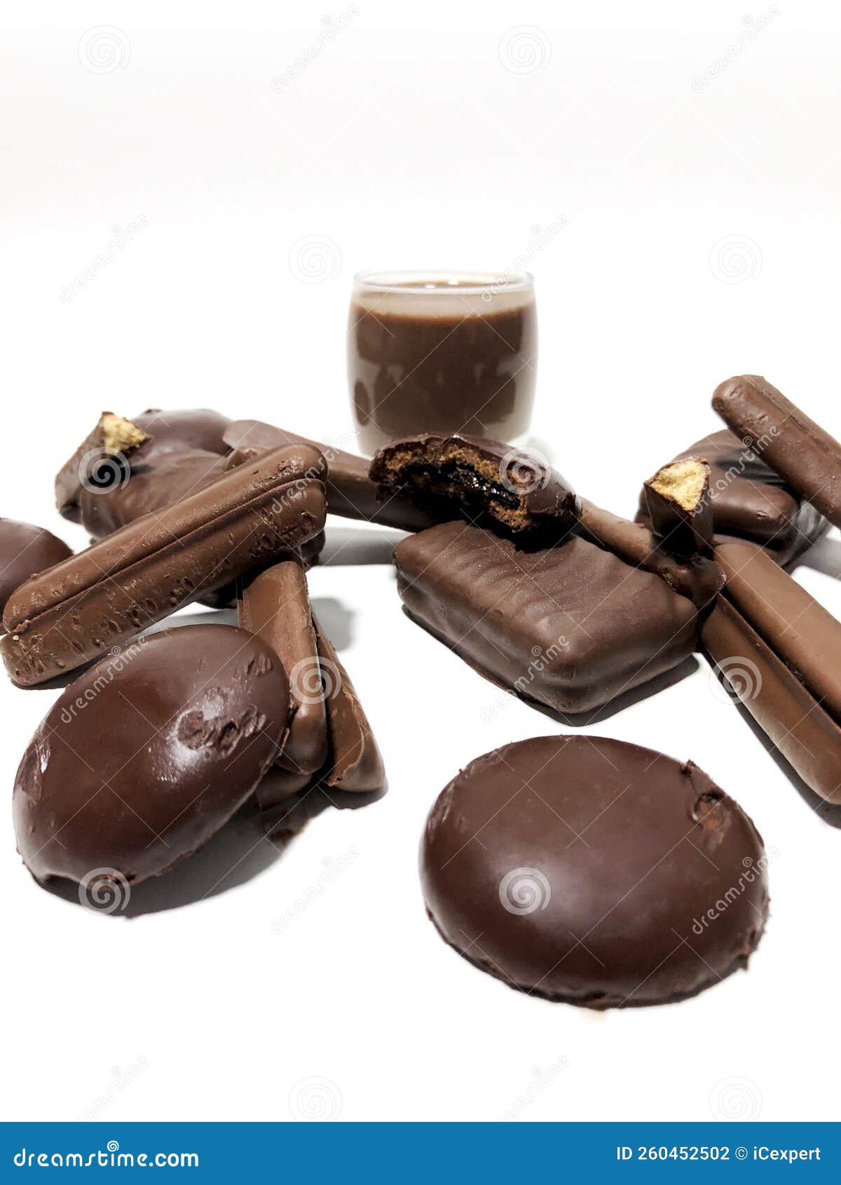 Comida Con Sabor a Chocolate Foto de archivo - Imagen de alimento ...