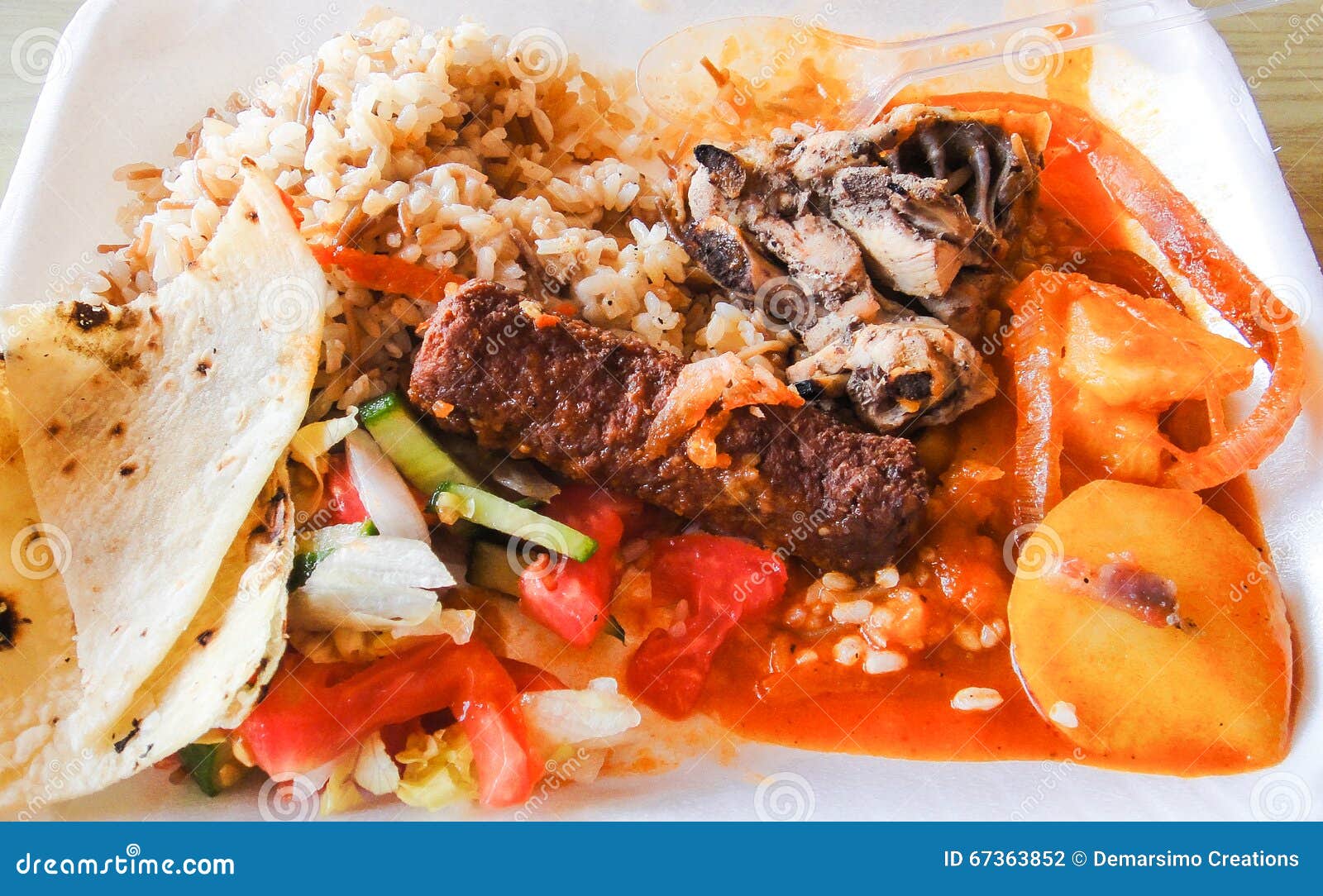 Comida De Los Beduinos De Egipto Foto de archivo - Imagen de alimento ...