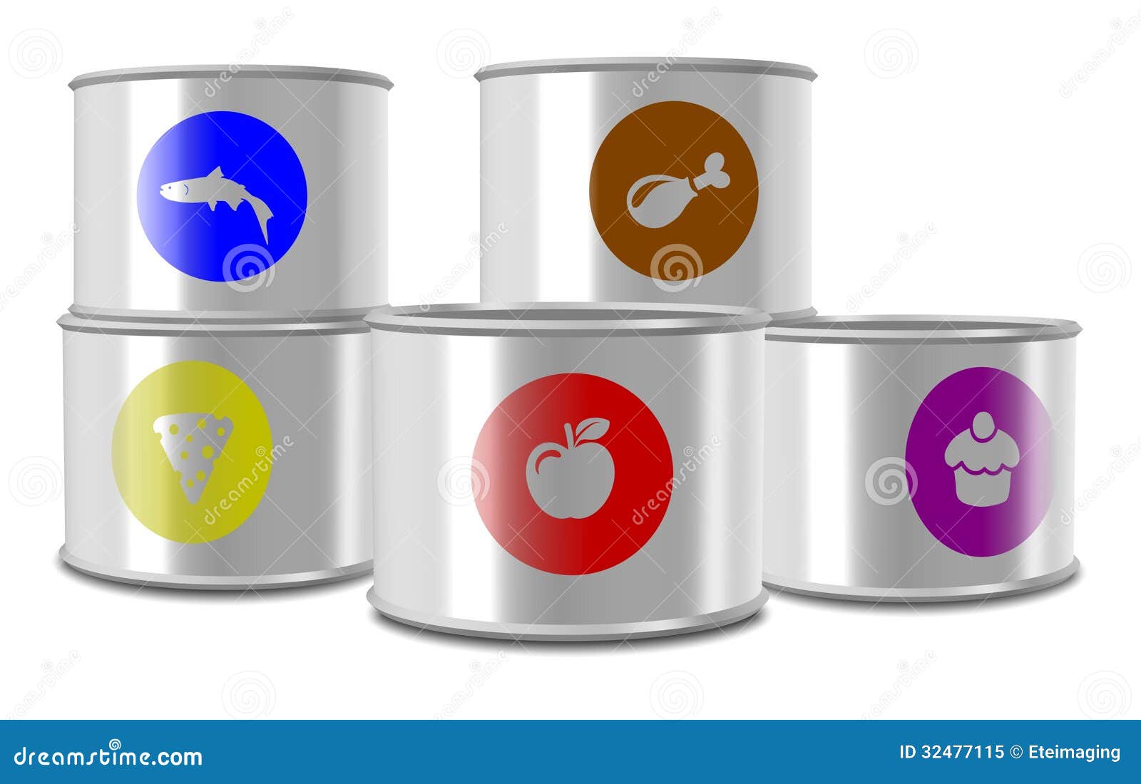 Comida Enlatada Foto de archivo libre de regalías - Imagen: 32477115