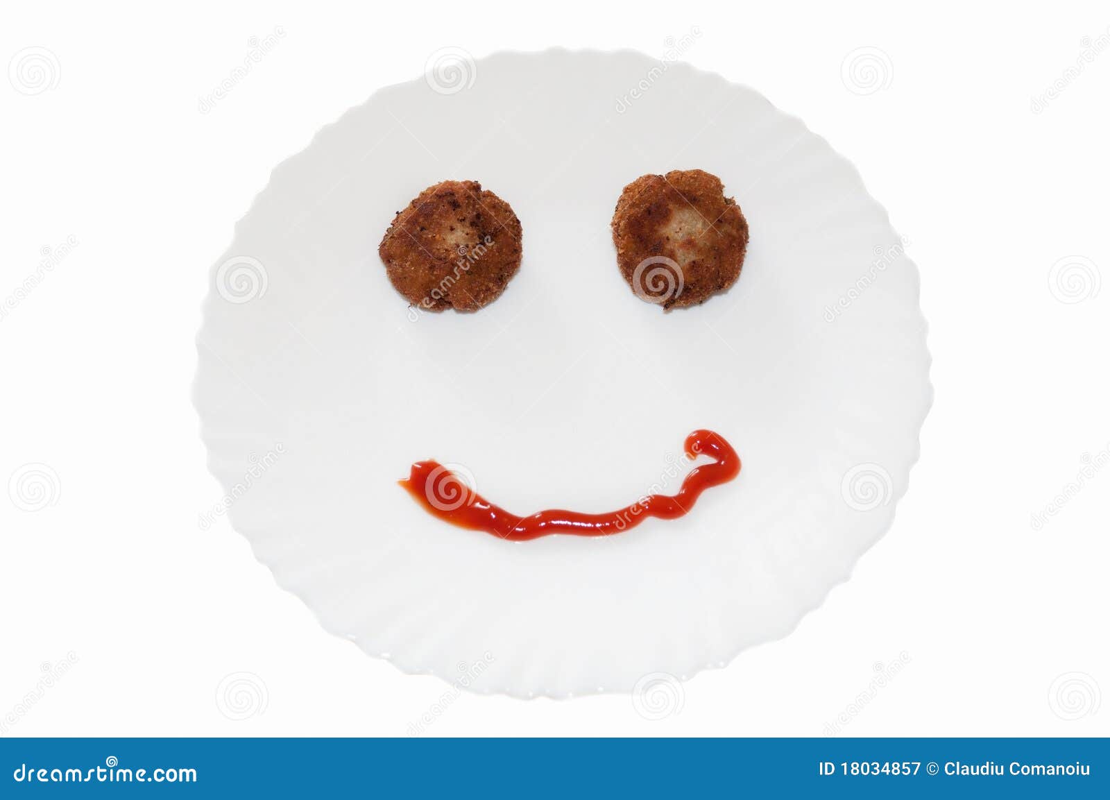 Comida feliz imagen de archivo. Imagen de aislado, aislamiento - 18034857