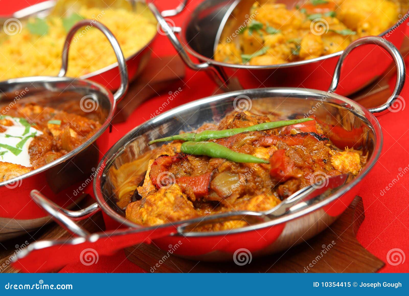 Comida india del curry imagen de archivo. Imagen de comida - 10354415