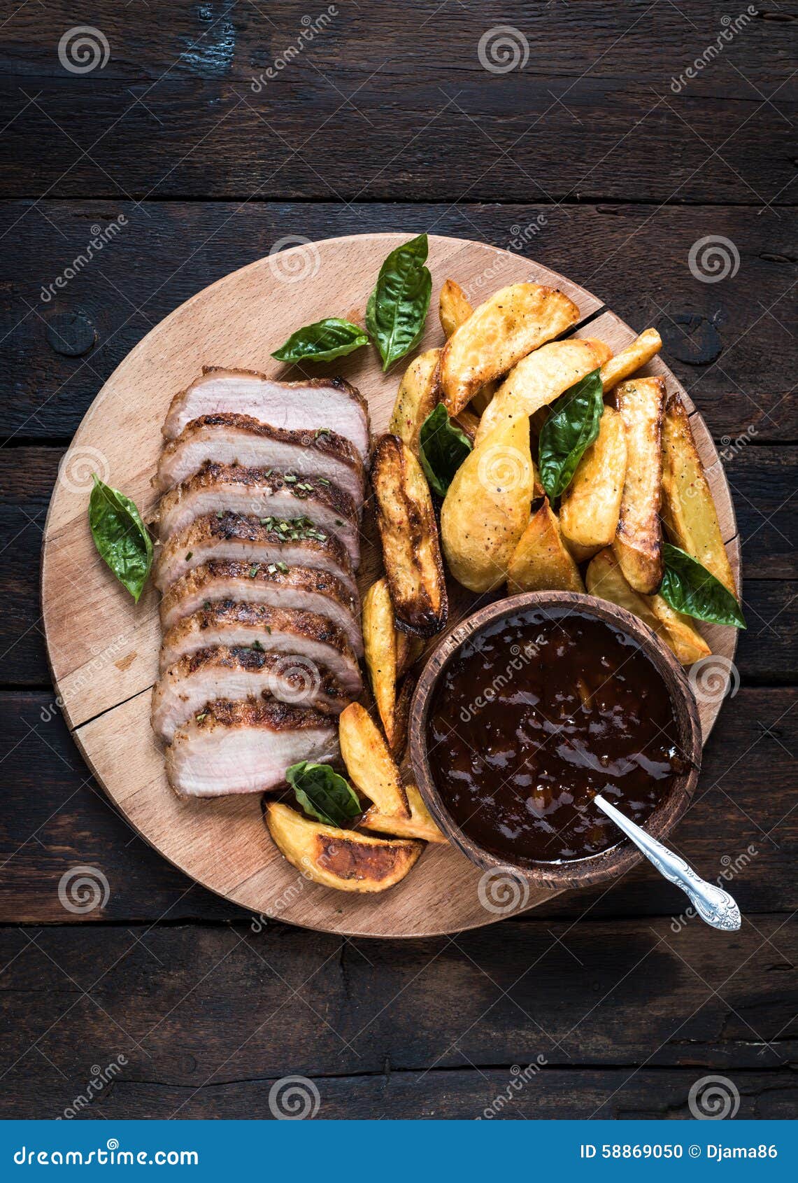 Comida servida foto de archivo. Imagen de espacio, especias - 58869050