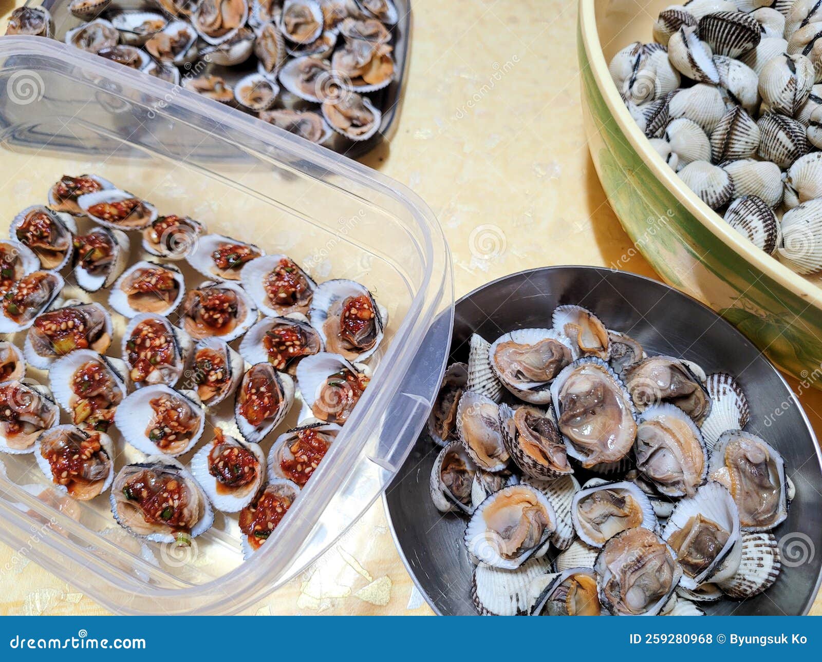 Comida Tradicional Da Coreia Temperada Foto de Stock - Imagem de ...