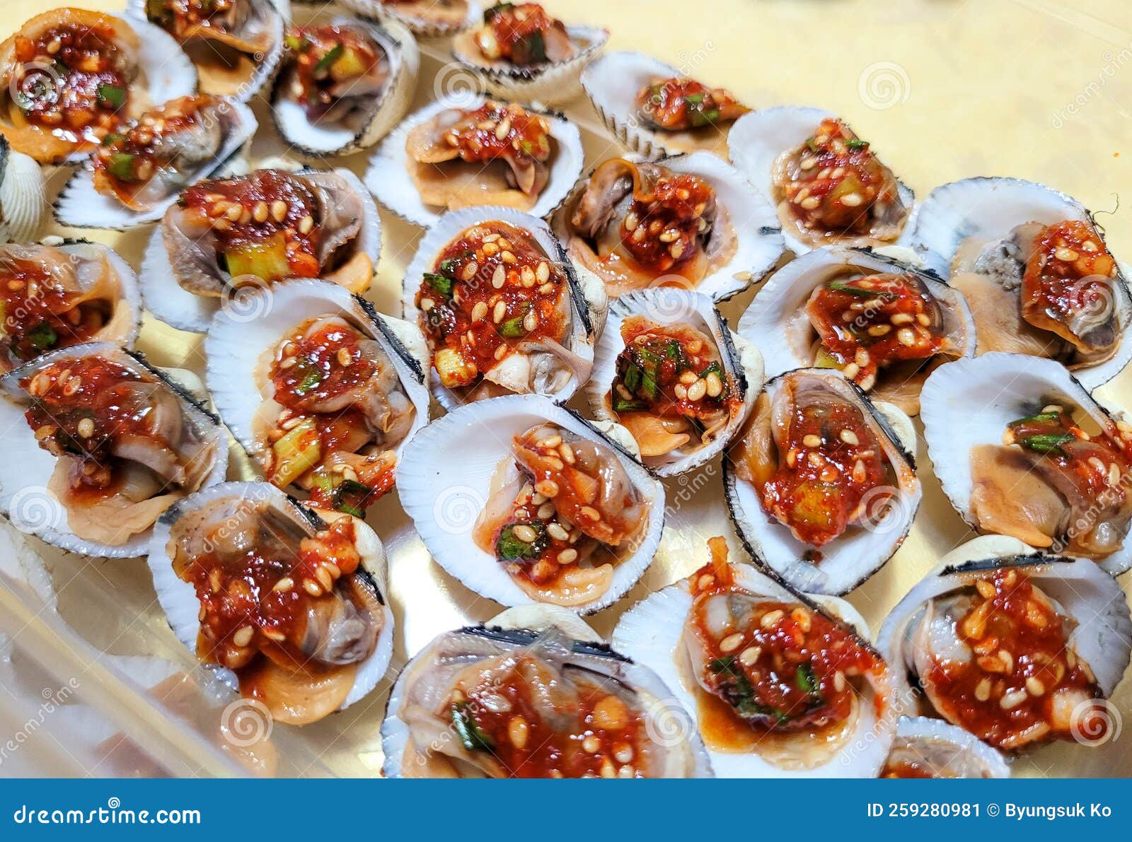 Comida Tradicional Da Coreia Temperada Imagem de Stock - Imagem de ...