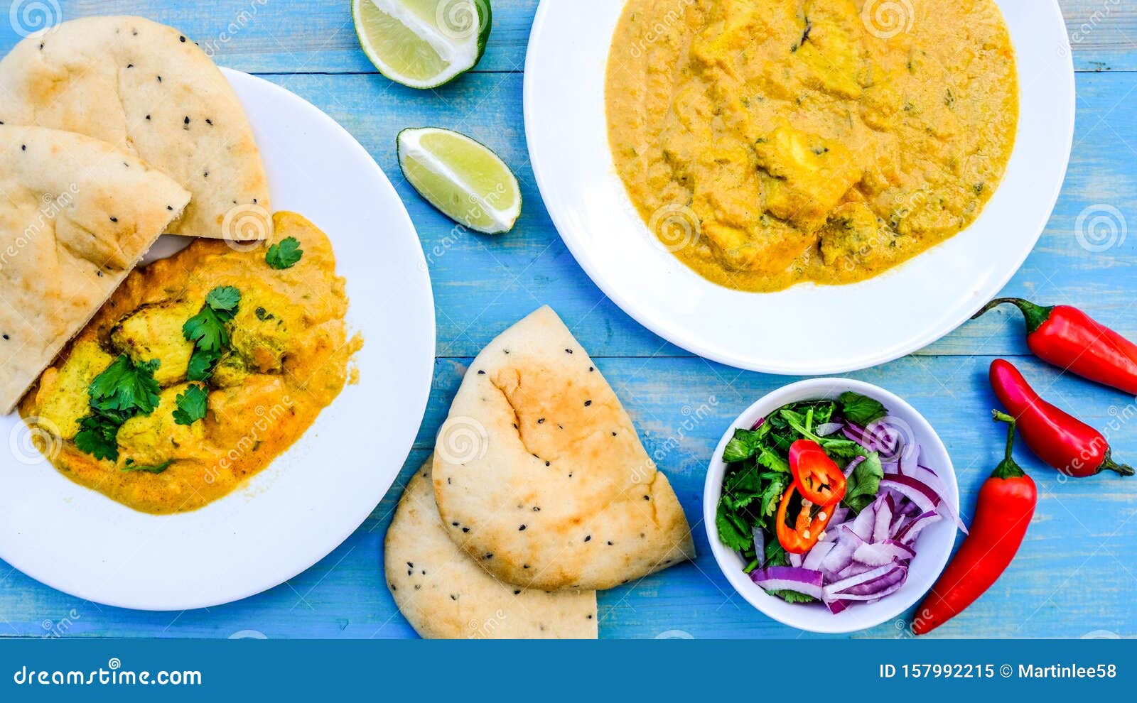 Comida Tradicional De Curry De Pollo De Corma Imagen de archivo ...