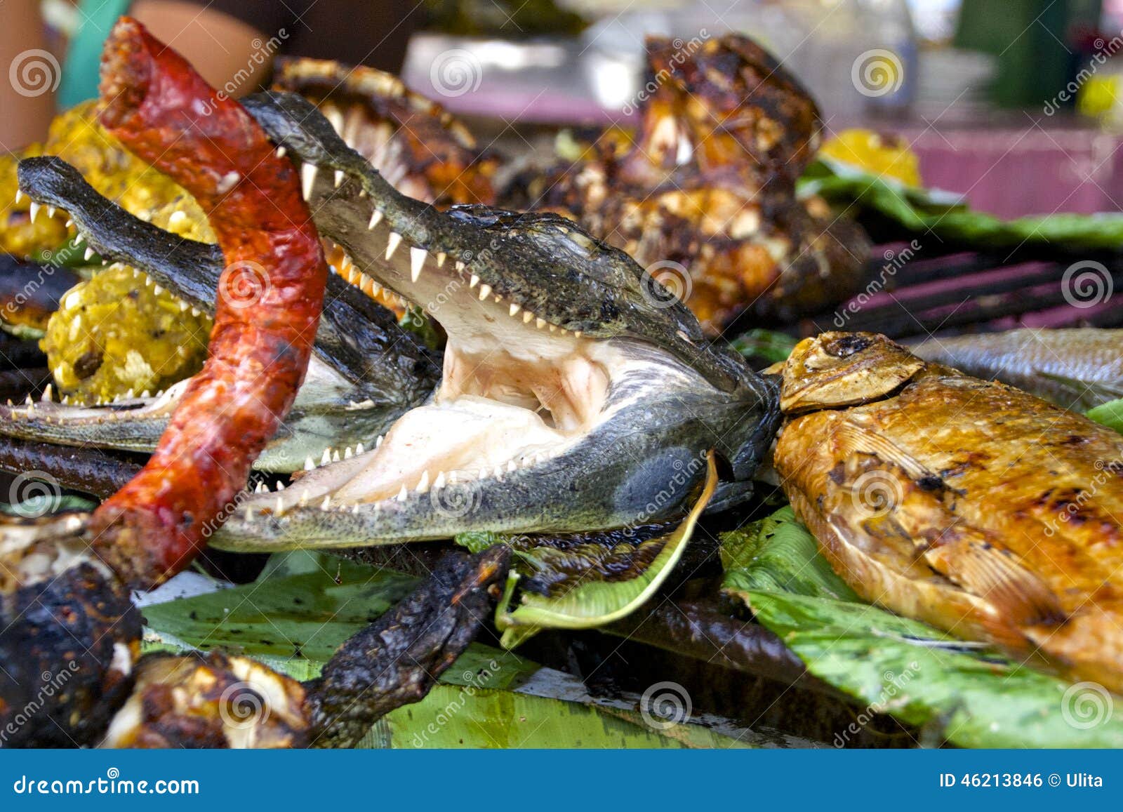 Comida Tropical Exótica El Amazonas, Perú Foto de archivo - Imagen ...