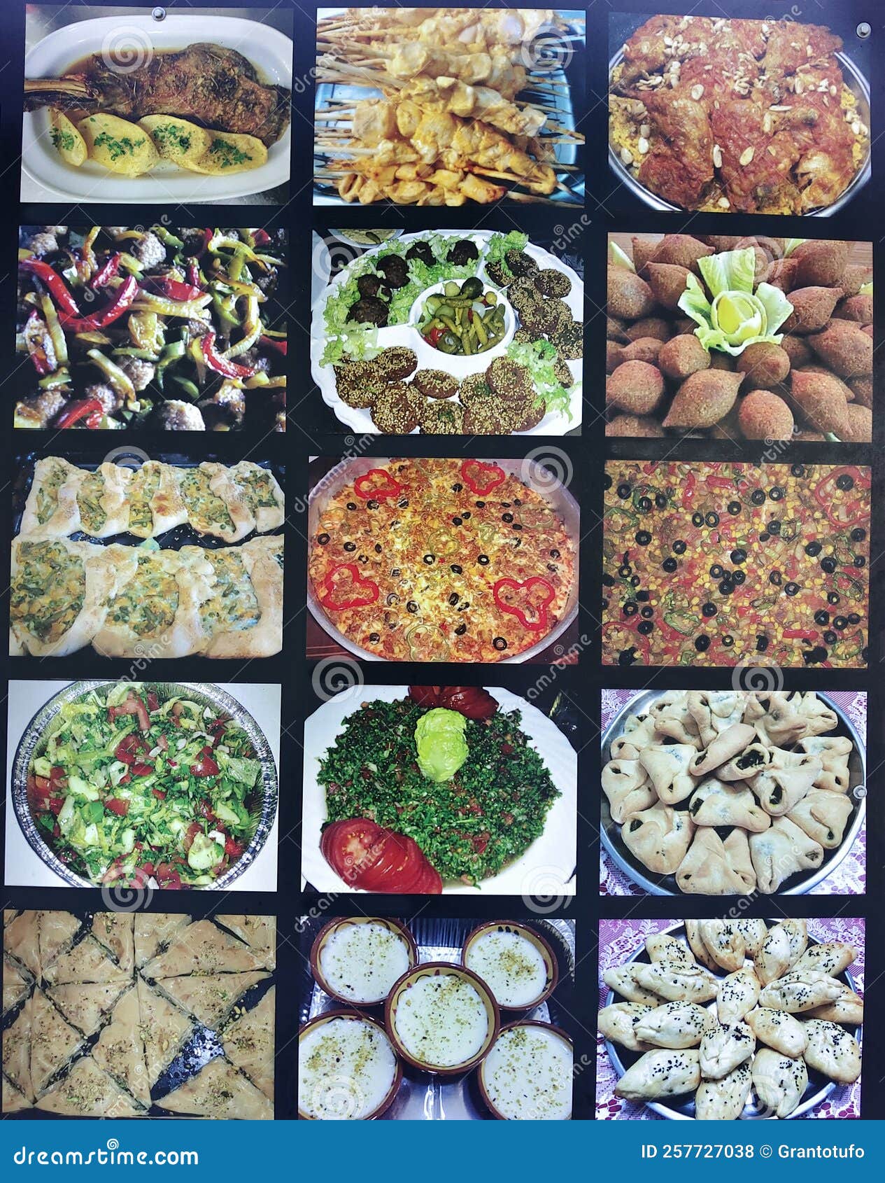 Comida turca foto de archivo. Imagen de pimienta, comida - 257727038