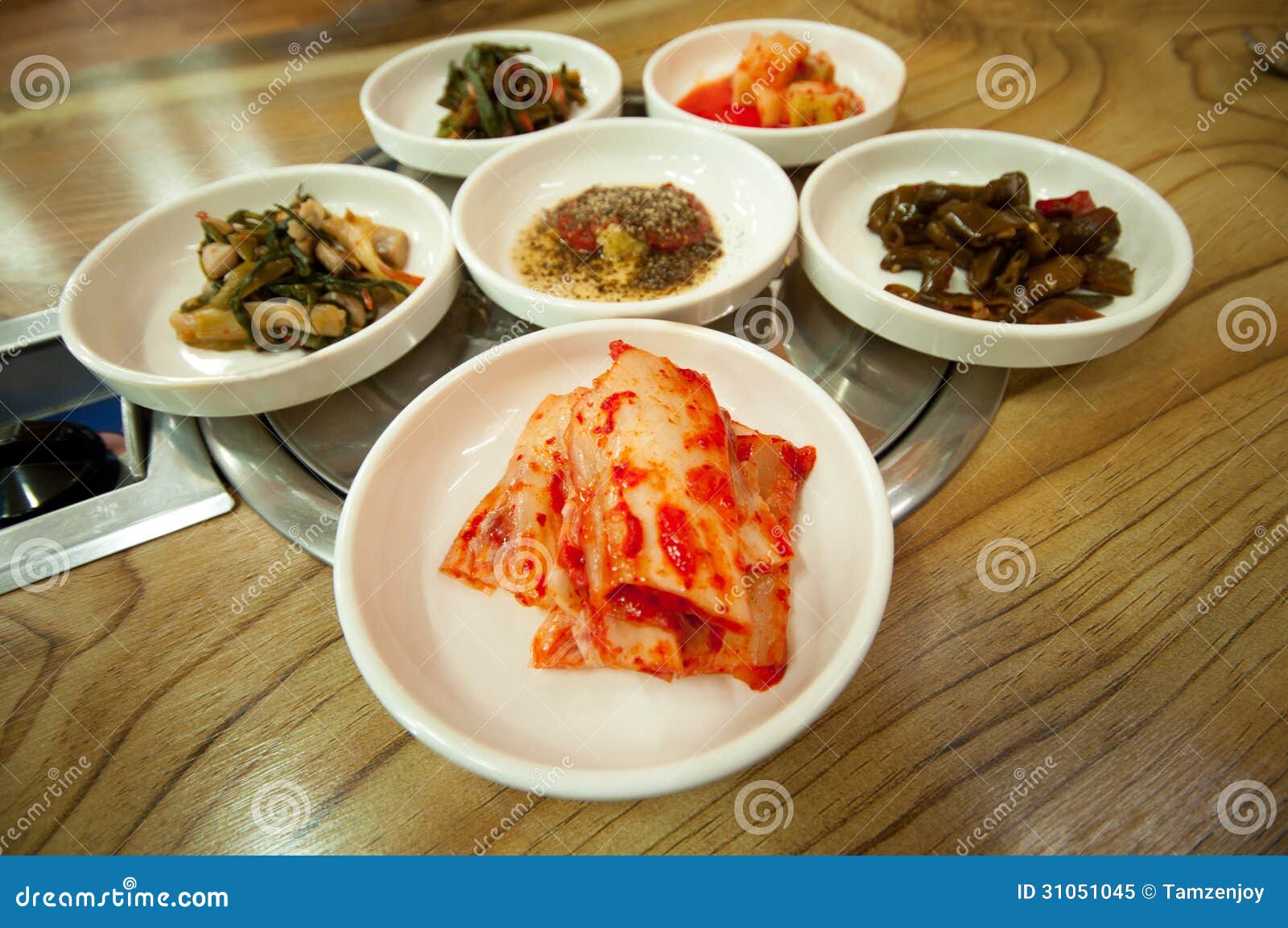 Comidas Tradicionales Coreanas De Kimchi Imagen de archivo - Imagen de ...