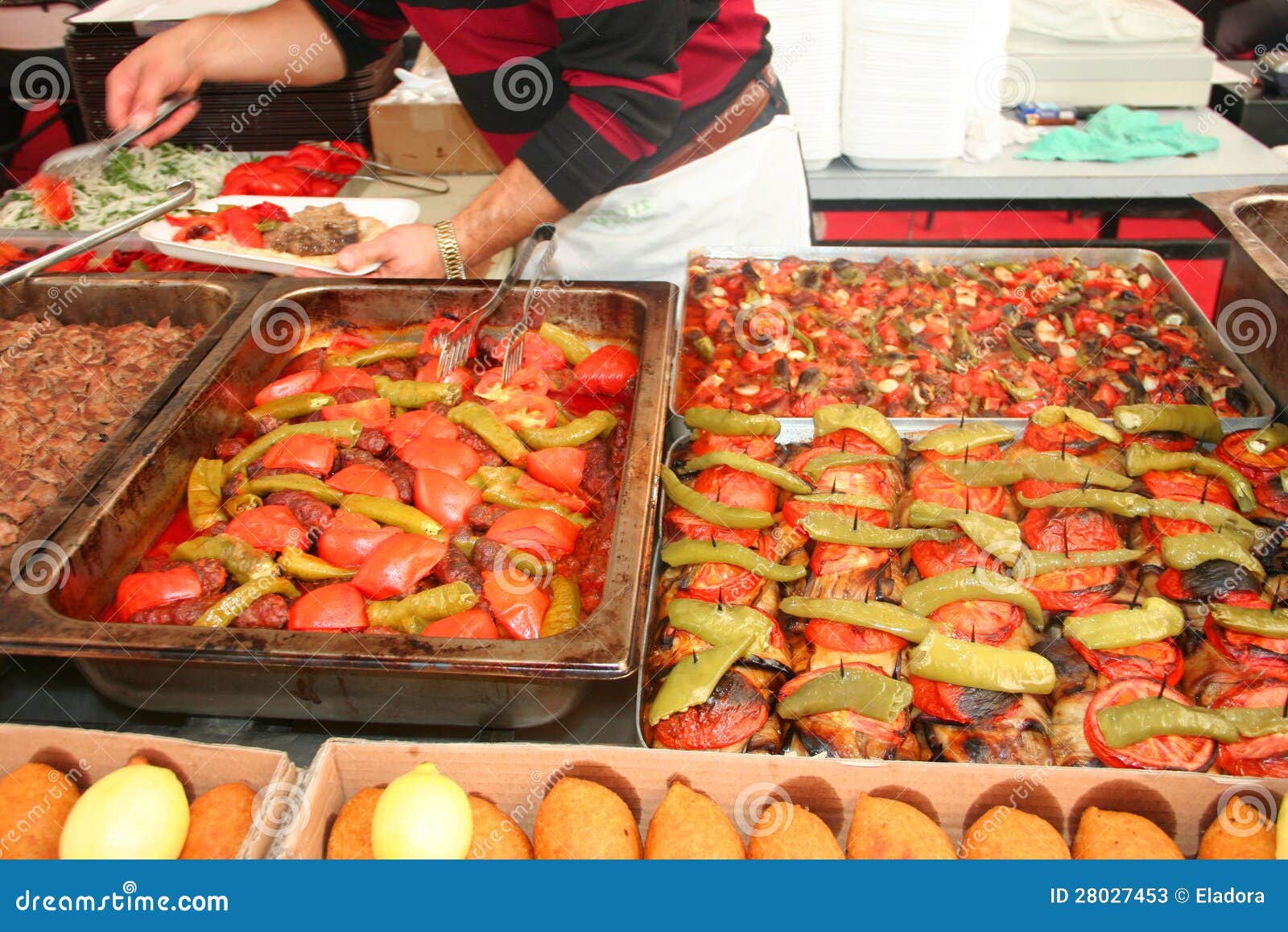 Comidas turcas famosas imagen de archivo. Imagen de cena - 28027453