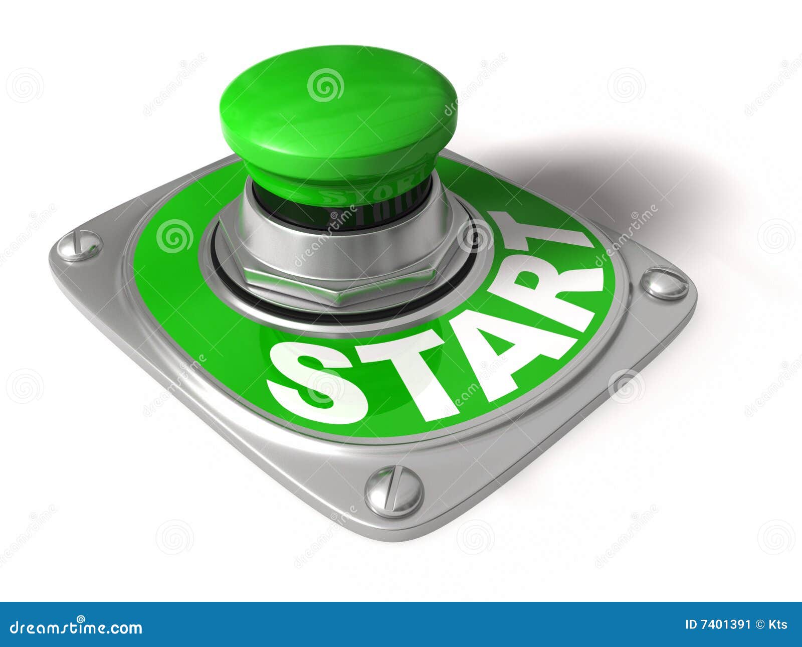 Comienzo stock de ilustración. Ilustración de comience - 7401391