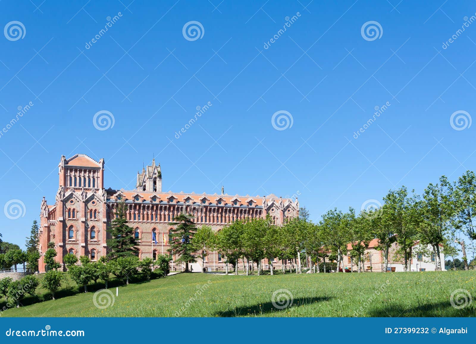 Comillas Pontifical University Stock Photo - Image of building ...