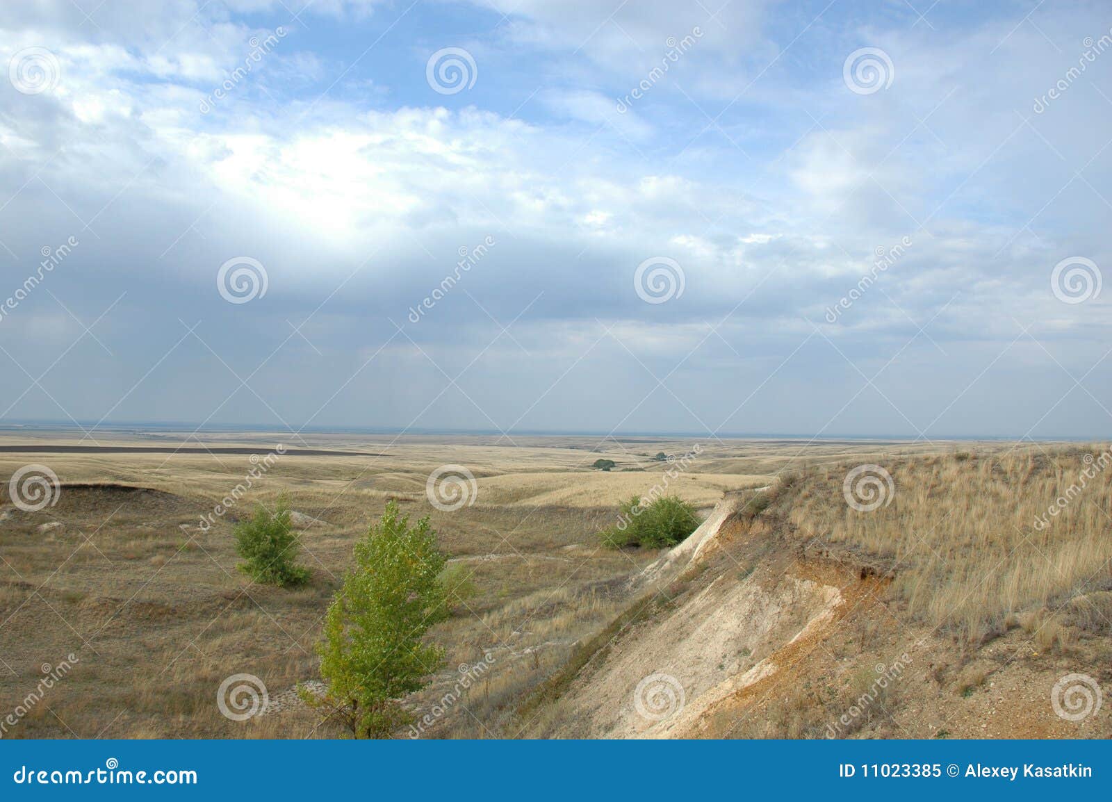 Coming Nearer Rain in Steppe Stock Image - Image of grand, mountain ...