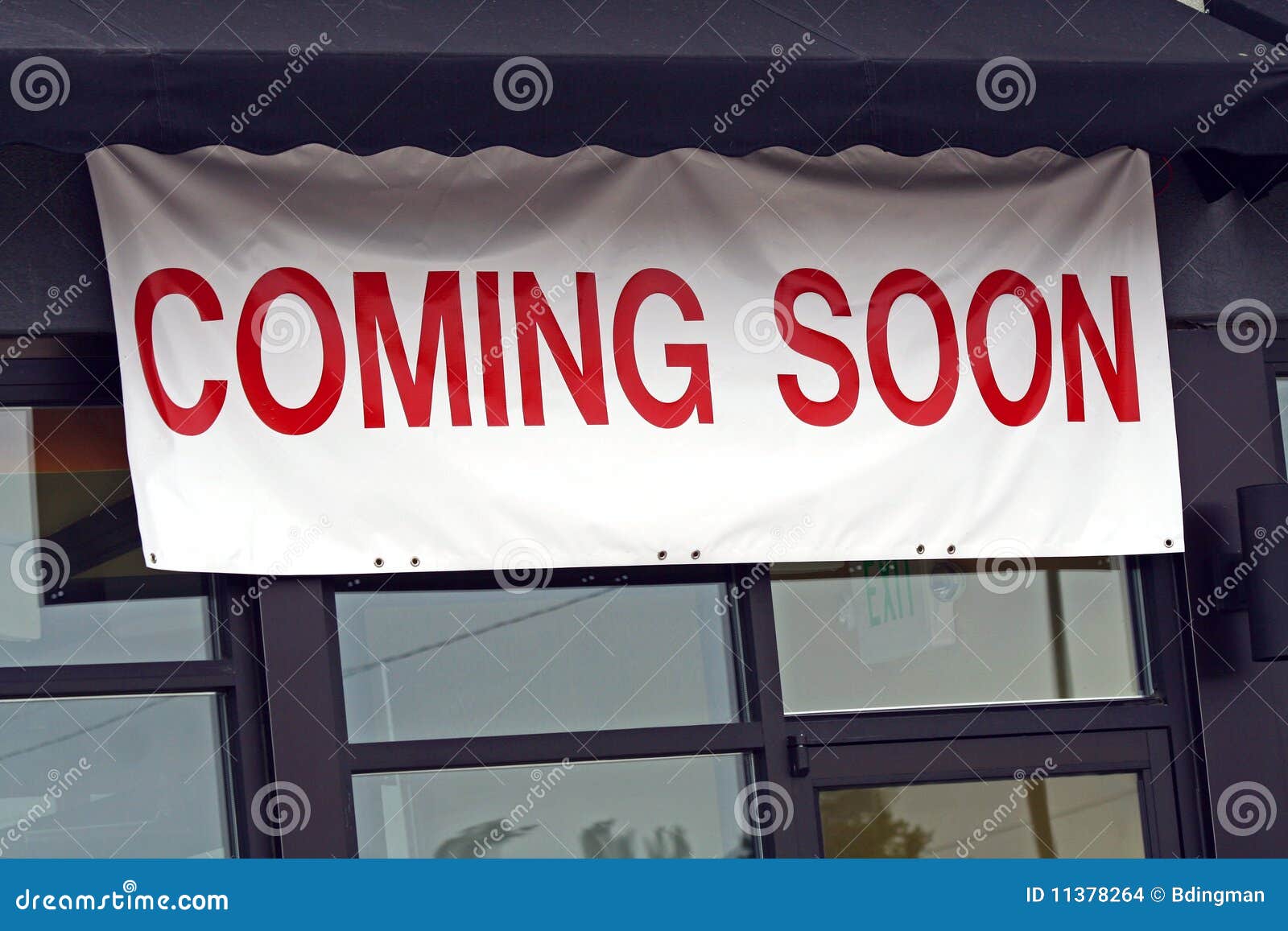 Coming Soon! stock photo. Image of excited, mall, future - 11378264