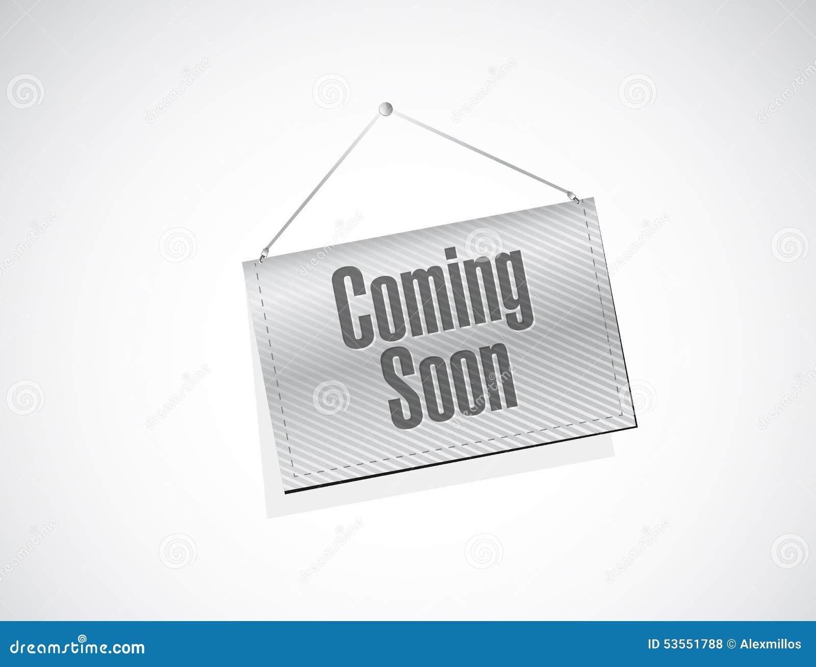 Coming Soon Banner Sign Concept Stock Illustration - Illustration of ...