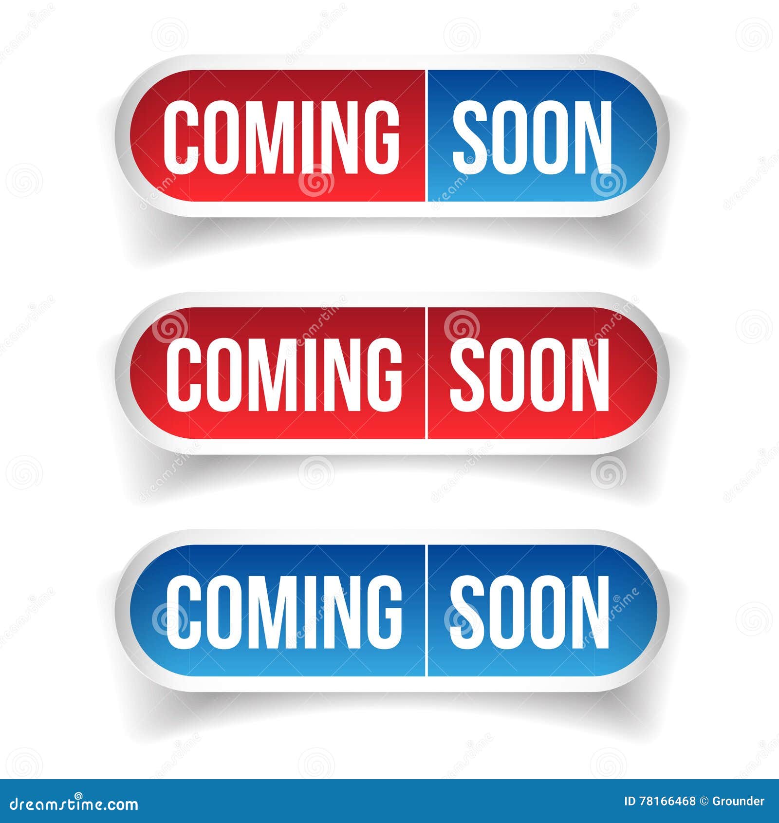 Coming Soon button sign stock vector. Illustration of promotion - 78166468
