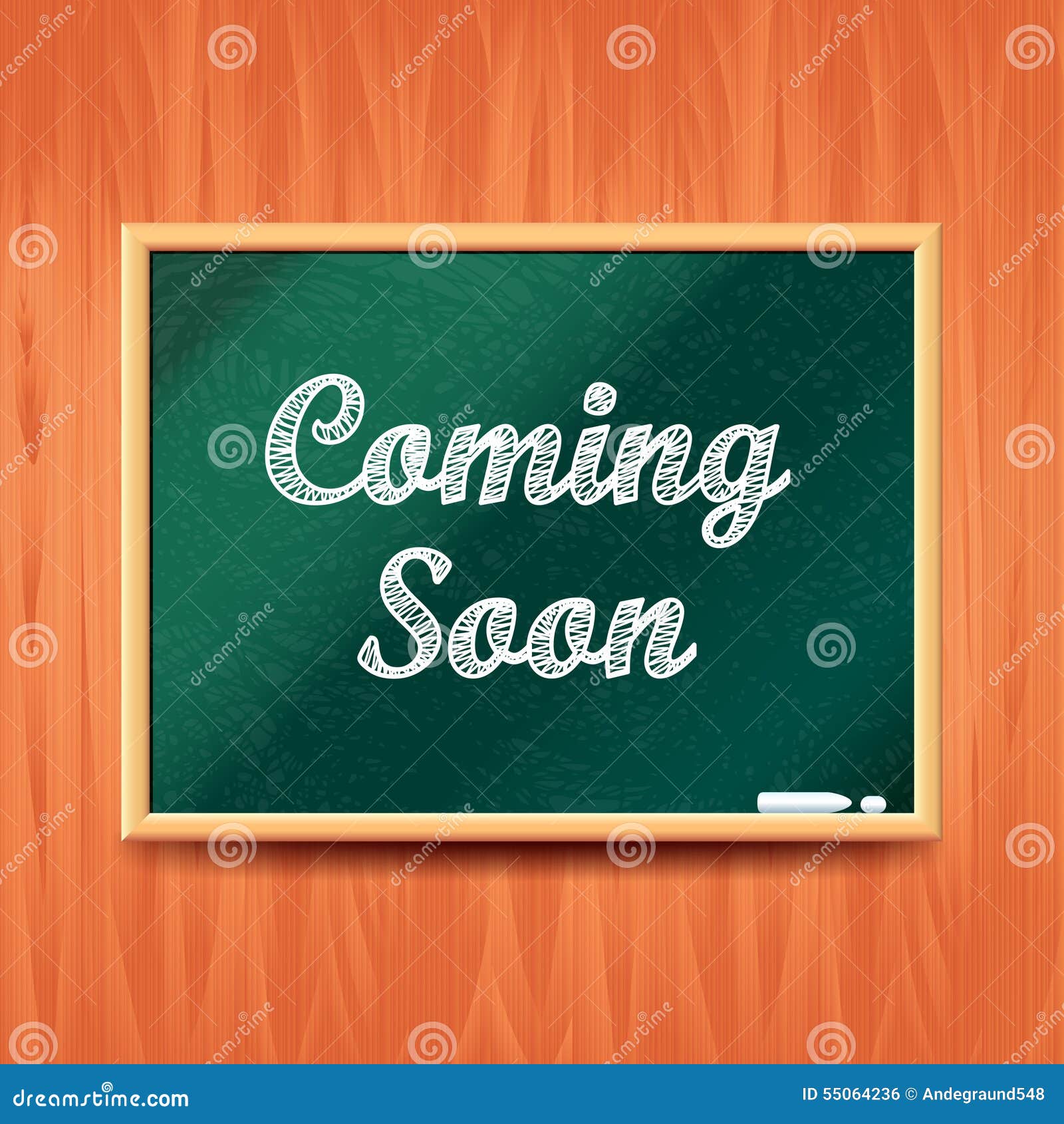 Coming Soon Concept with School Board Vector Stock Vector ...