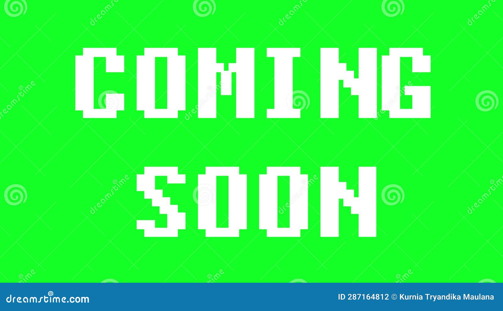 Coming Soon with Greenscreen Pixel Style Coming Soon Greenscreen ...