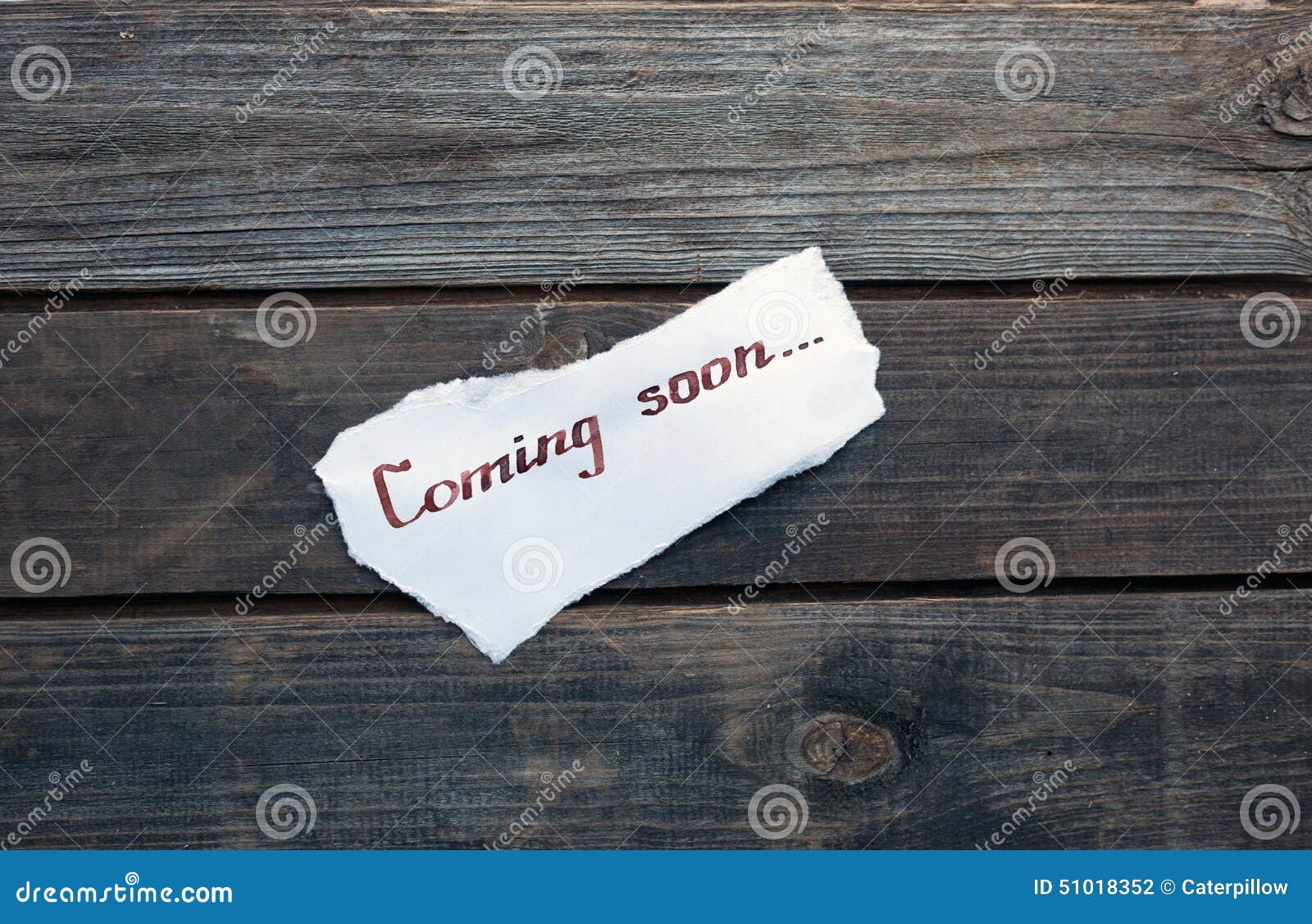 Coming Soon Hand Written on Paper Piece Stock Photo - Image of business ...