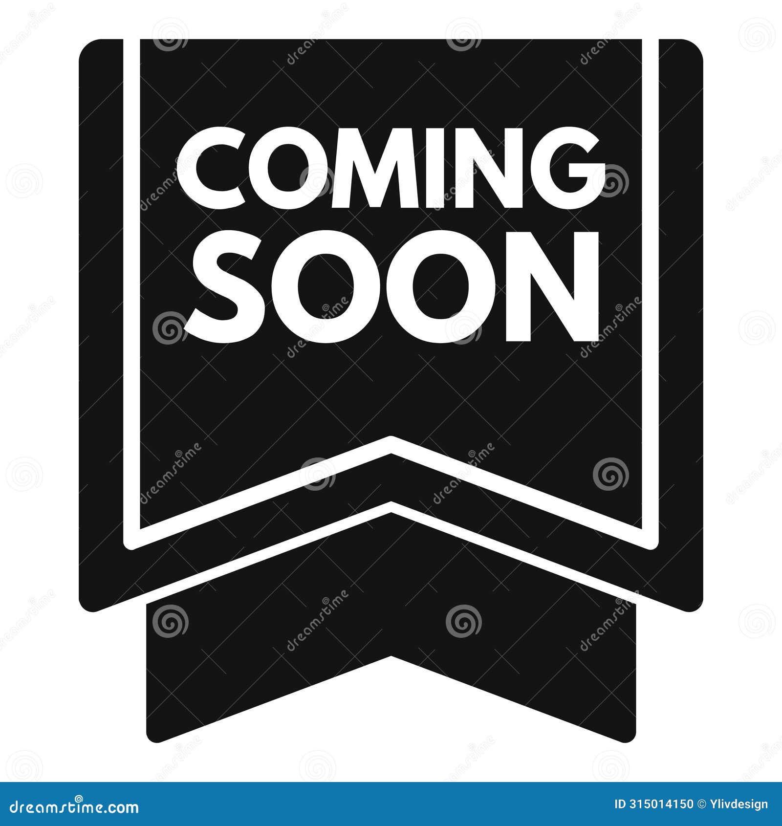 Coming Soon Icon Simple Vector. Label Poster Stock Vector ...