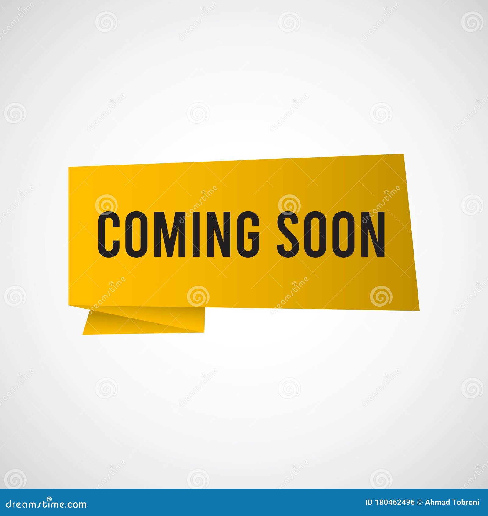 Coming Soon Label Tag Logo Vector Template Design Illustration Stock ...