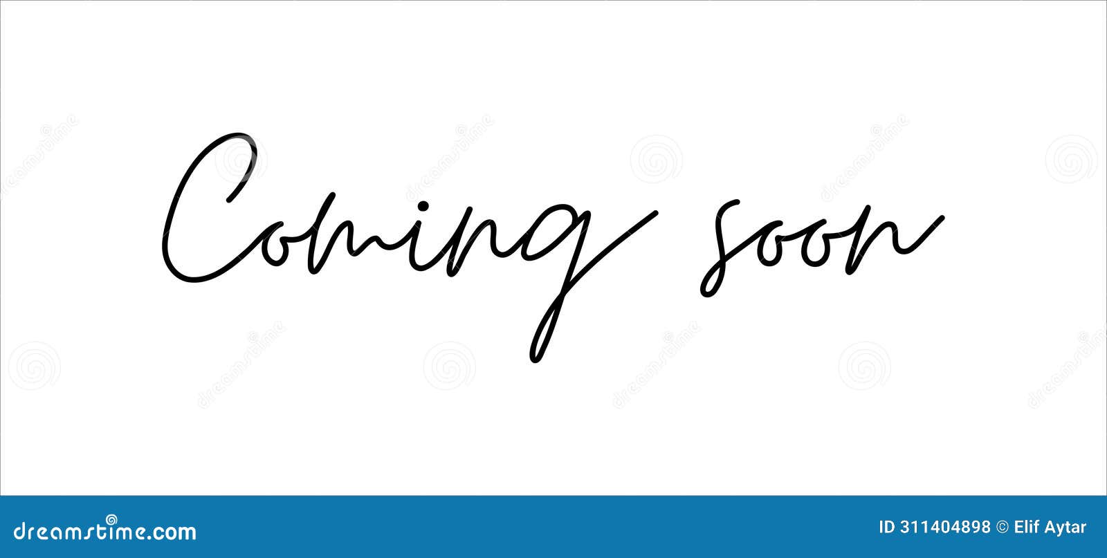 Coming Soon - Lettering Vector Isolated on White Background Stock ...