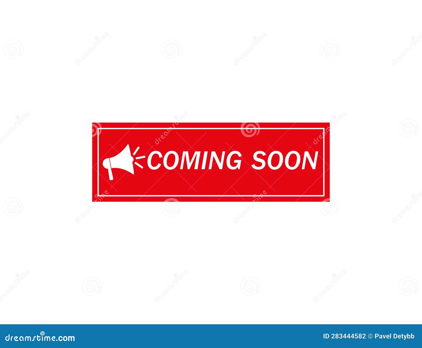 Coming Soon Logo. Vector Illustration. Stock Vector - Illustration of ...