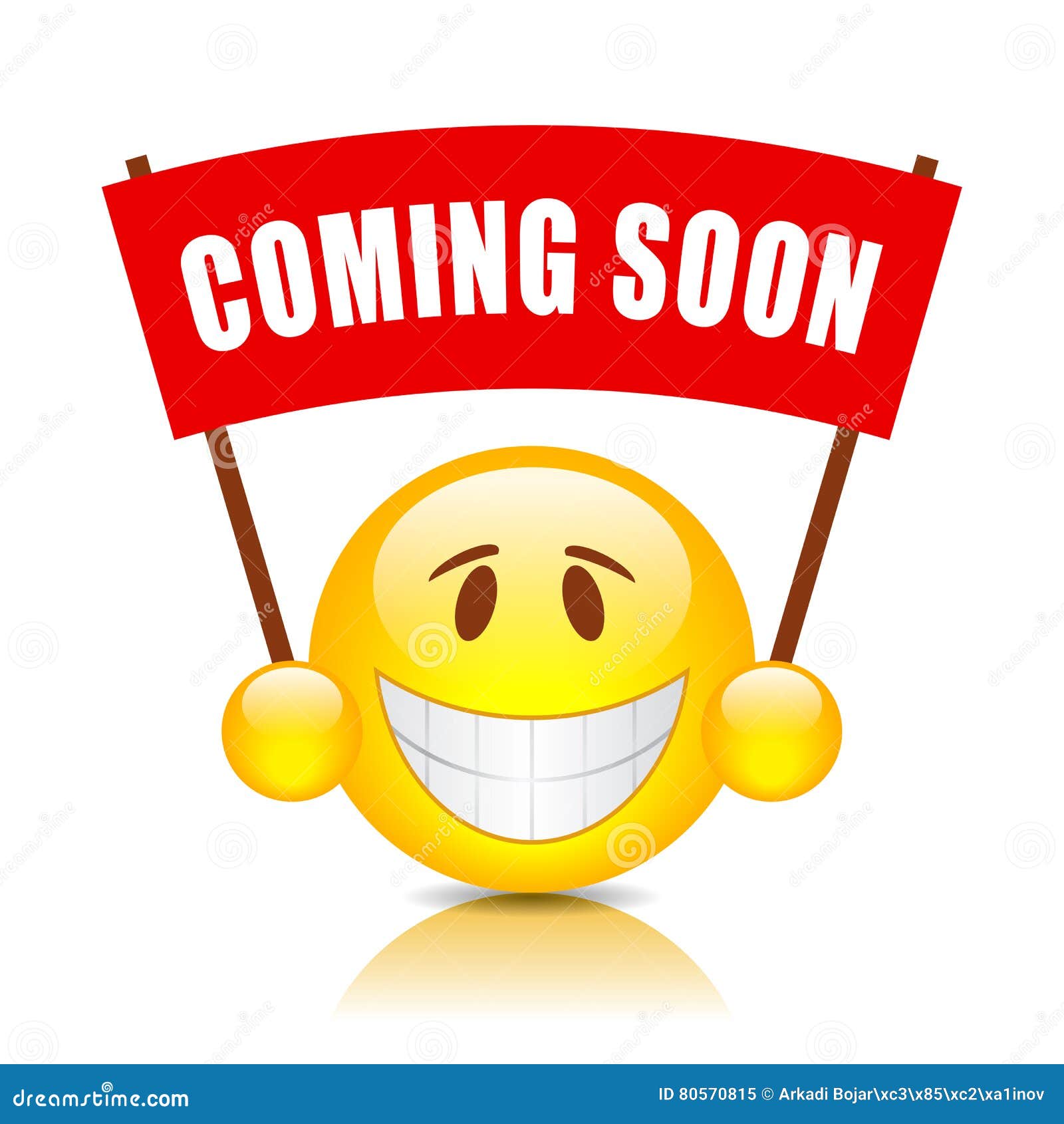 Coming soon placard stock vector. Illustration of marker - 80570815