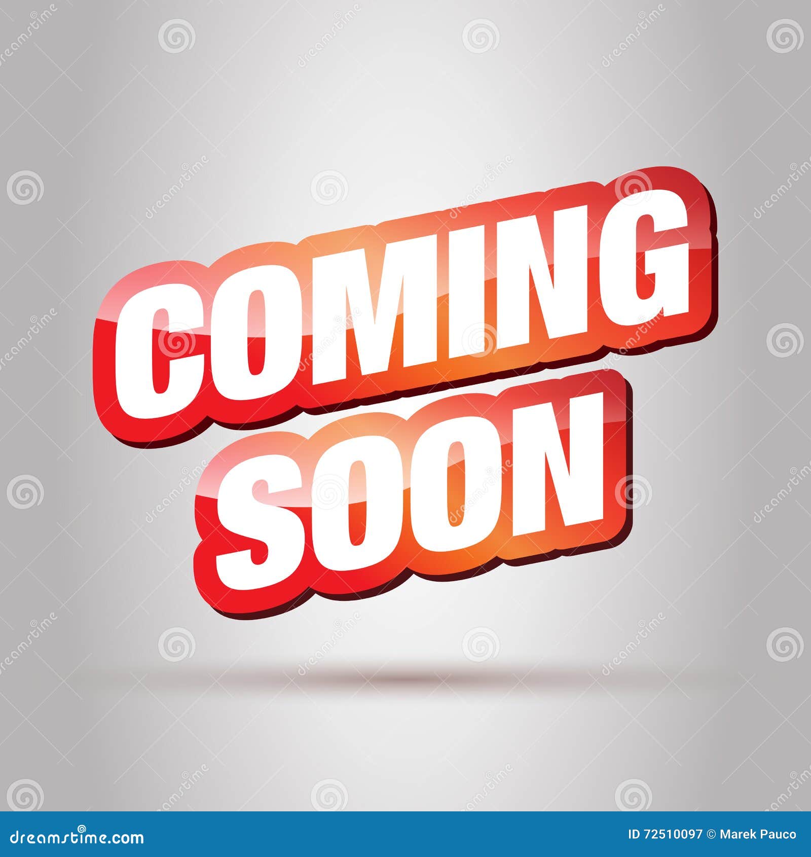Coming Soon. stock vector. Illustration of arrival, button - 72510097