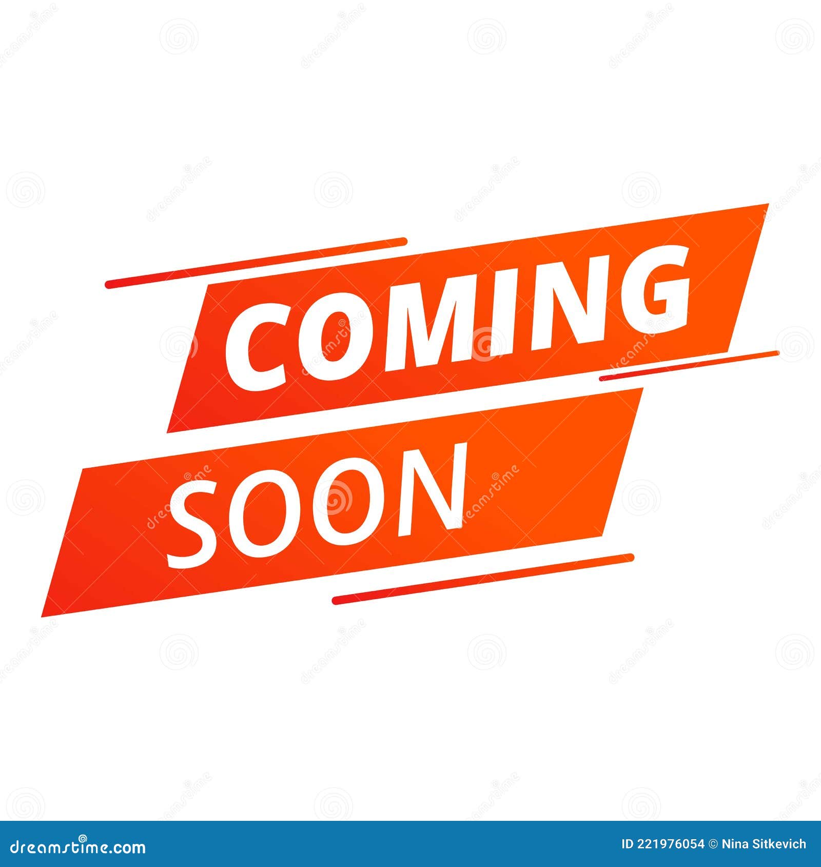 Coming Soon Sample Icon, Cartoon Style Stock Vector - Illustration of ...