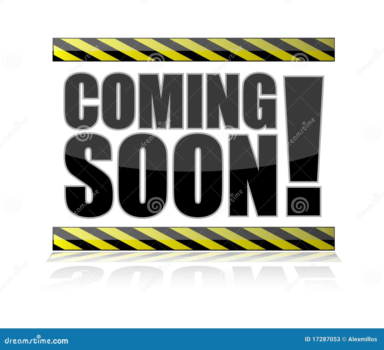 Coming Soon Sign stock vector. Illustration of presentation - 17287053