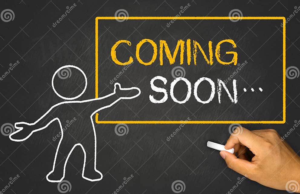 Coming soon stock image. Image of arrival, product, board - 45708207