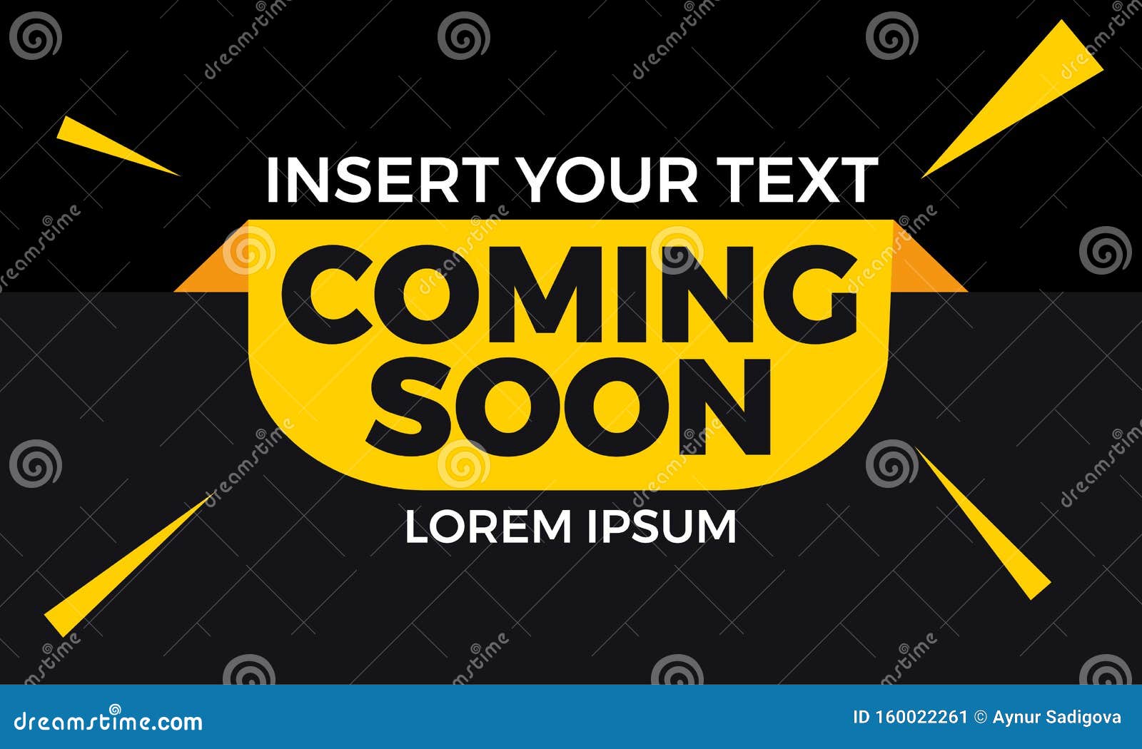 Coming Soon. Vector Flat Illustration On White Background Stock Vector ...