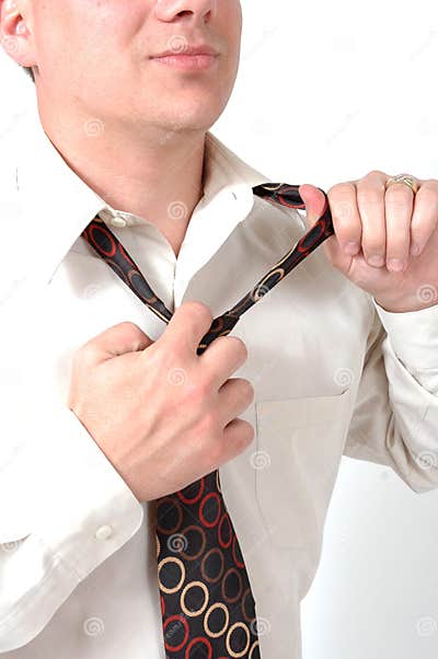 Coming Undone stock image. Image of knot, business, apparel - 699775