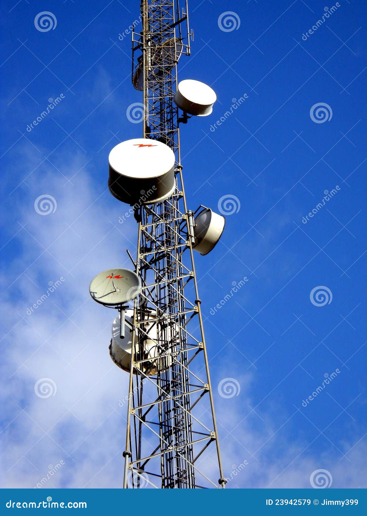 Comm tower stock image. Image of antenna, radio, technology - 23942579