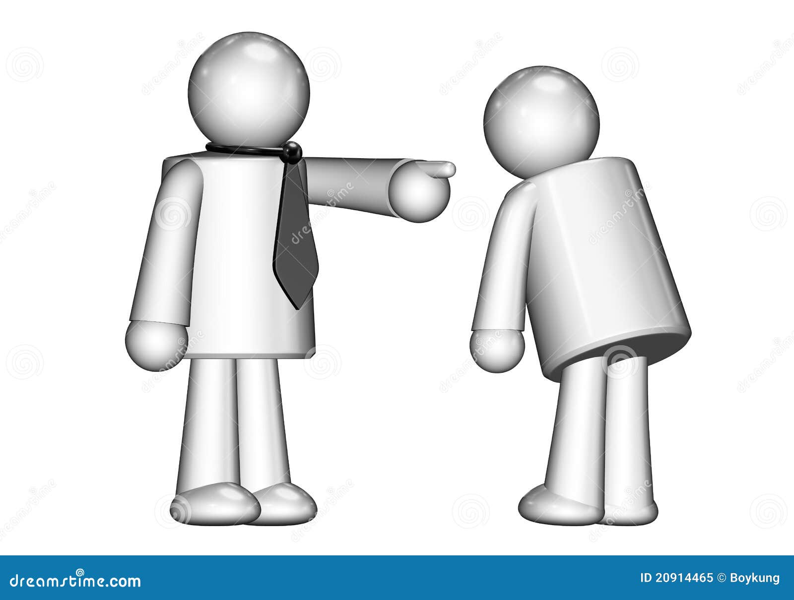 Command of businessmen stock illustration. Illustration of business ...