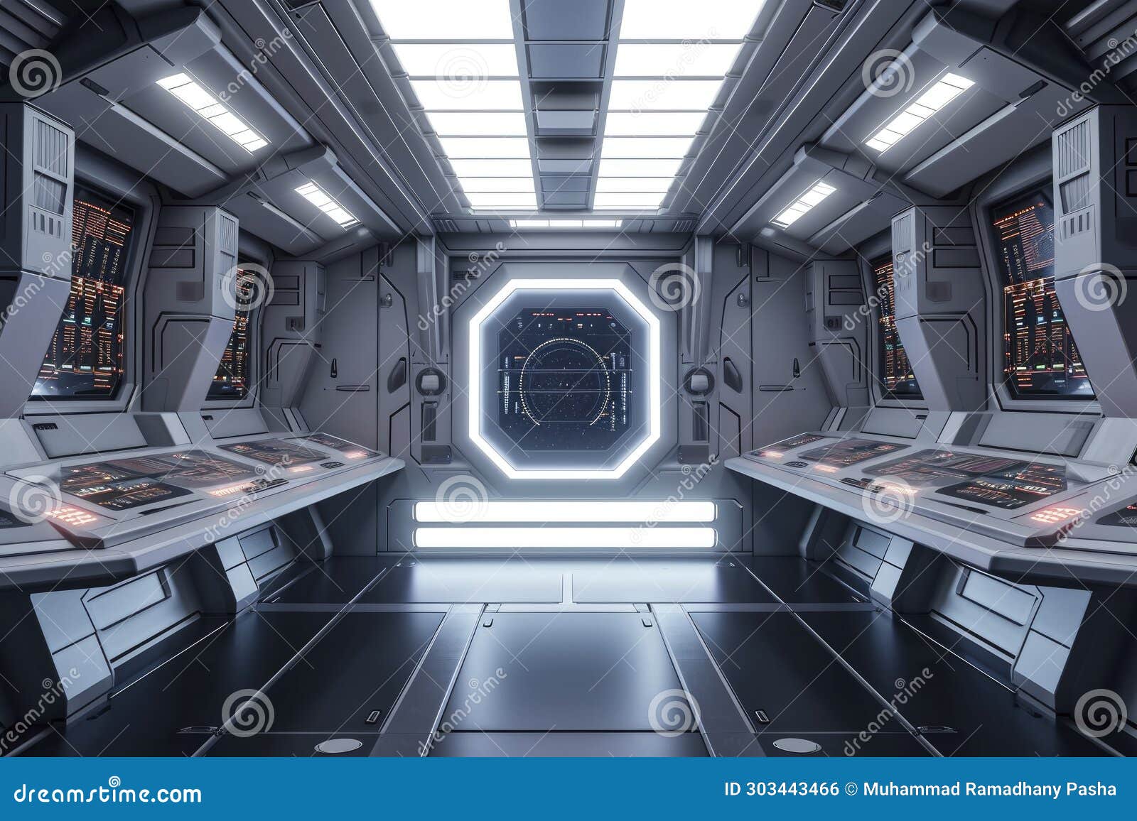 Command Center, Interior Design, 3D Rendering, Control Room Stock ...