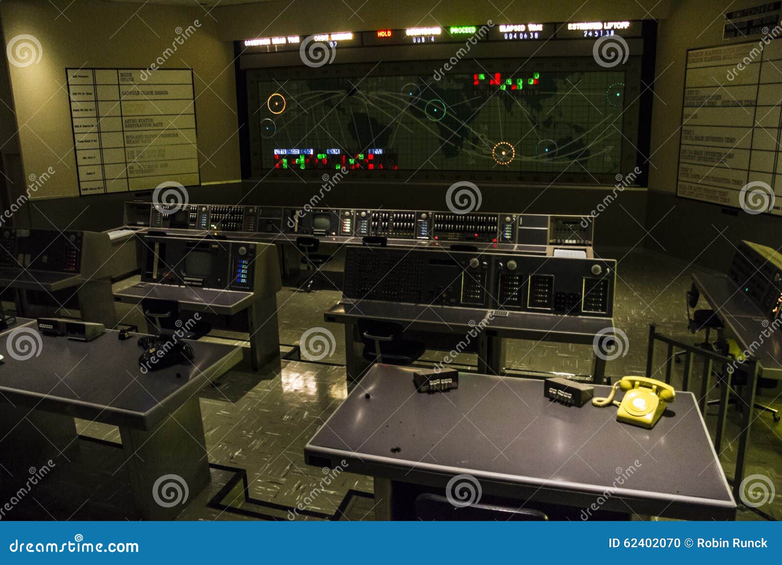 Command Center in Kennedy Space Center Editorial Image - Image of ...