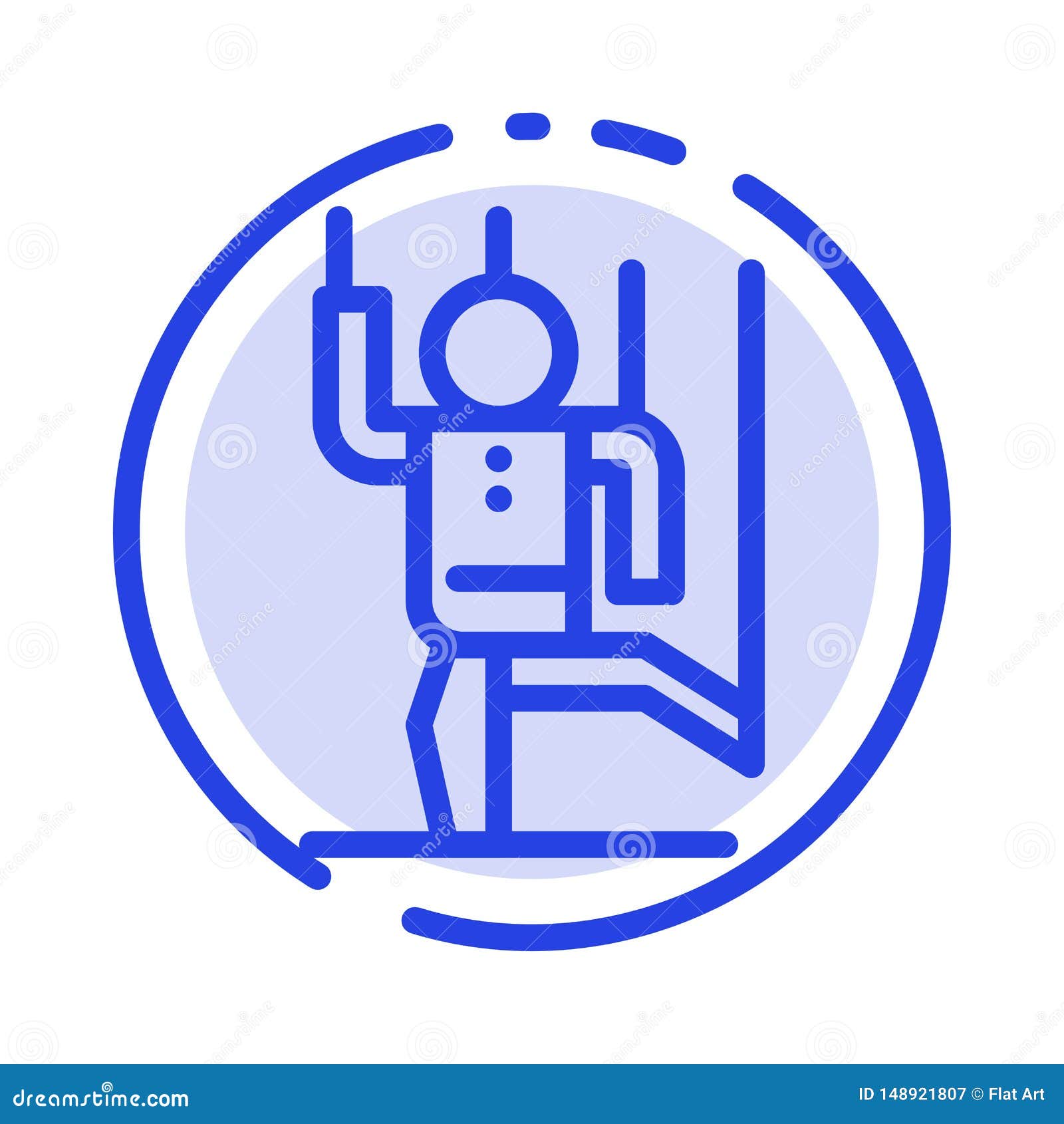 Command, Control, Human, Manipulate, Manipulation Blue Dotted Line Line ...