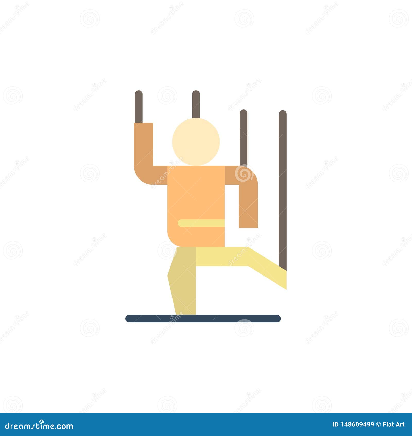 Command, Control, Human, Manipulate, Manipulation Flat Color Icon ...