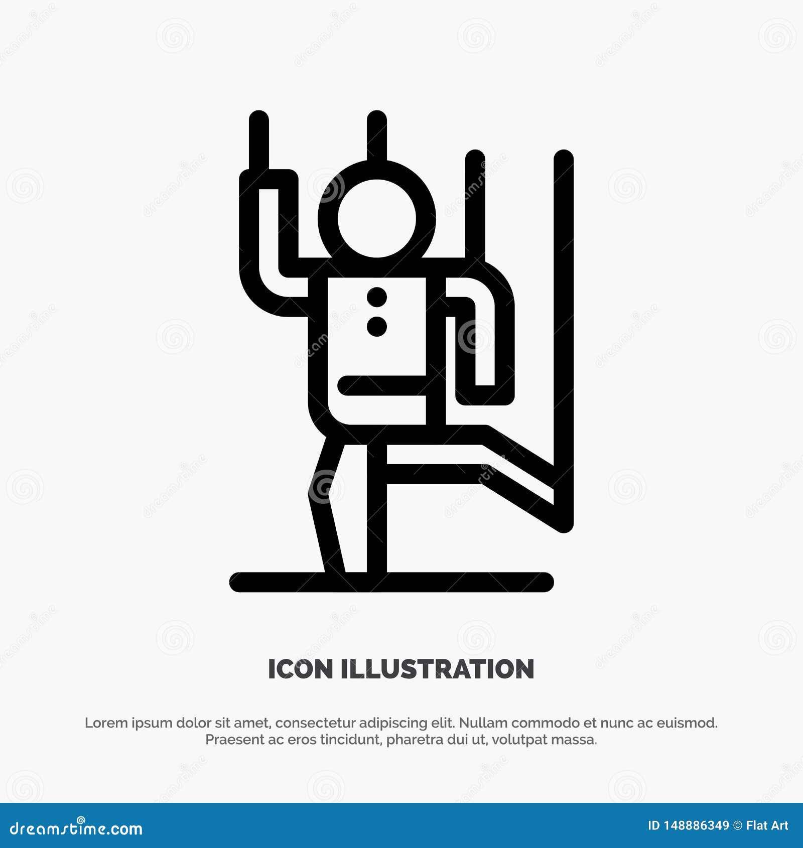 Command, Control, Human, Manipulate, Manipulation Line Icon Vector ...
