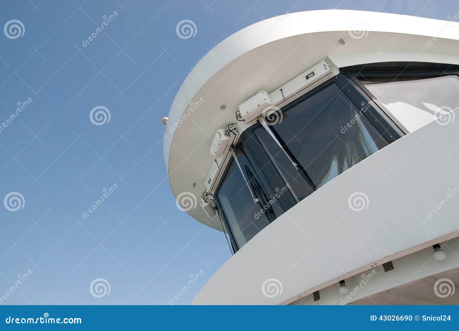 Command deck stock photo. Image of cruise, vessel, view - 43026690