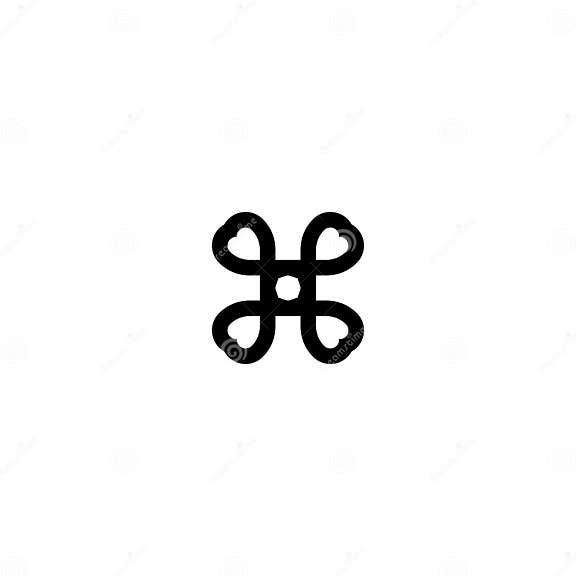 Command Icon. Simple Style Computer Technology Poster Background Symbol ...