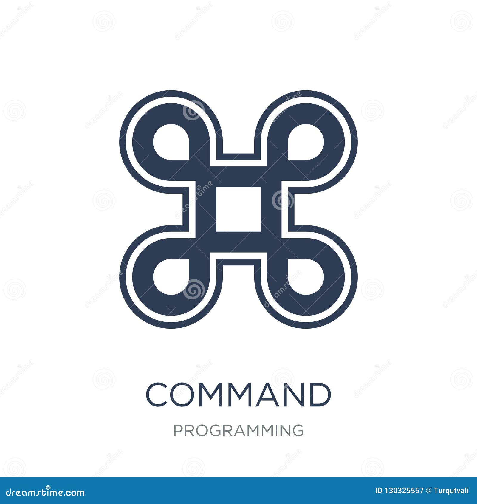 Command Icon. Trendy Flat Vector Command Icon on White Background from ...