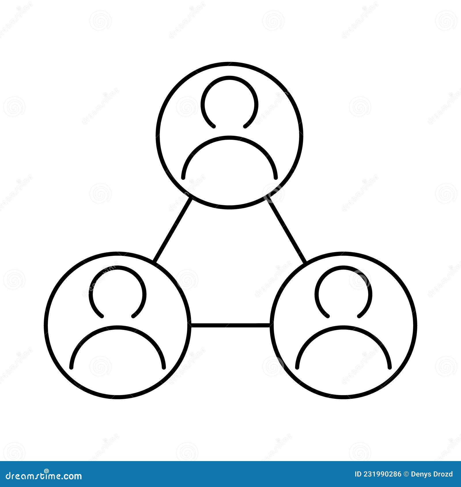 Command Icon Vector. Teamwork Illustration Sign. Communication Symbol ...