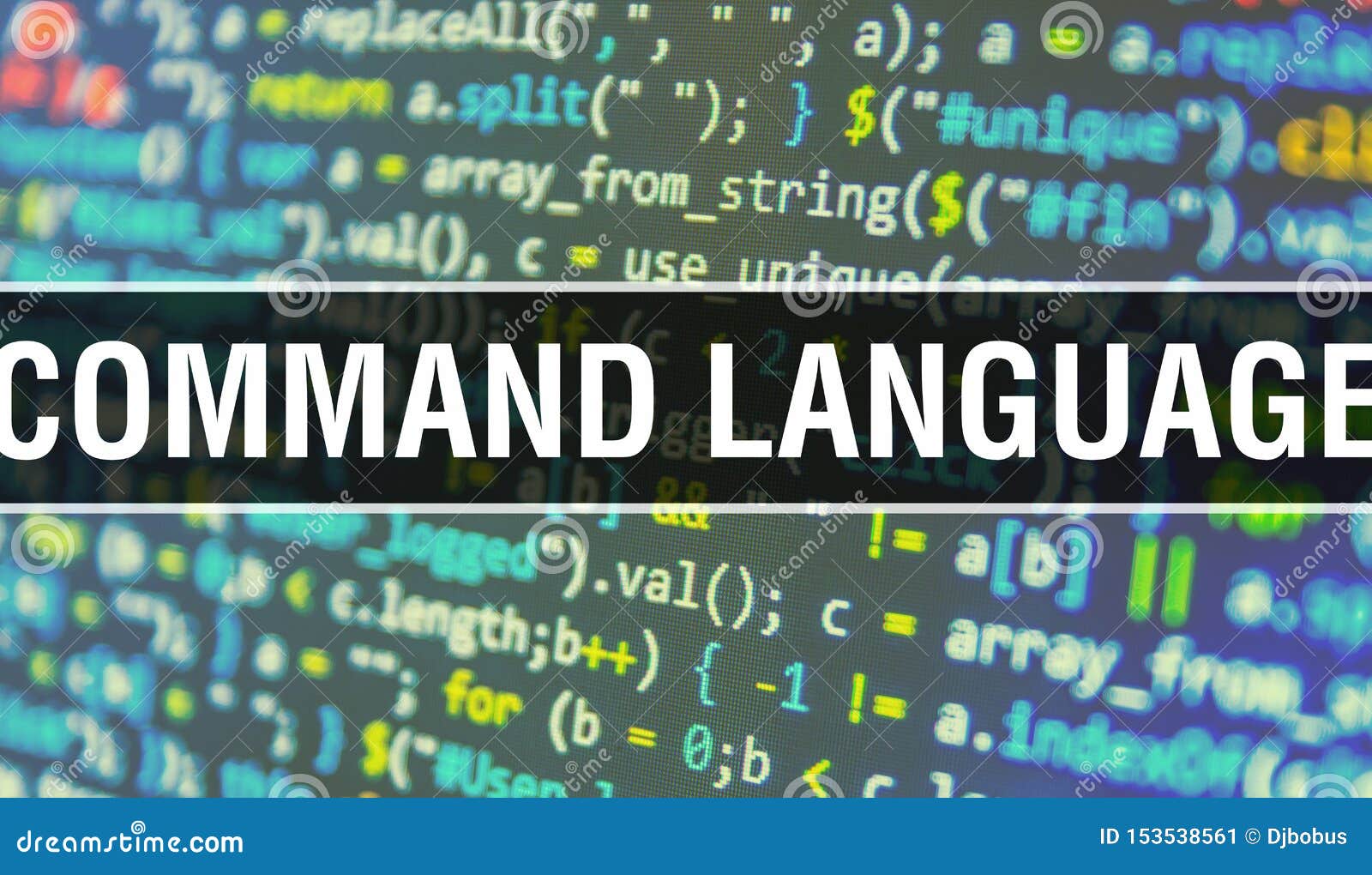 Command Language Concept with Random Parts of Program Code. Command ...