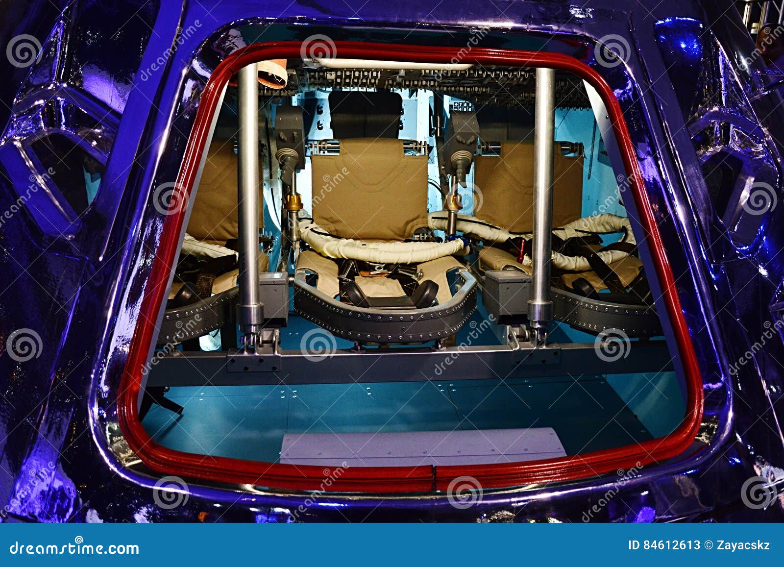 Command Module CM of Apollo Space Program with Visible Crew Seats ...