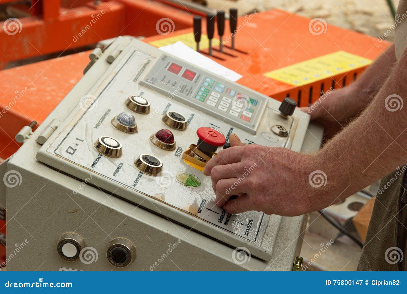 Command Panel With Buttons Editorial Photo | CartoonDealer.com #75800147