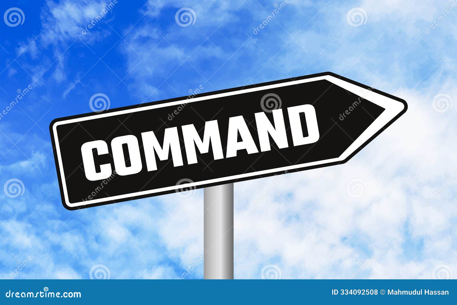 Command Road Sign. Minimum Speed Limit. Vector Traffic Sign ...